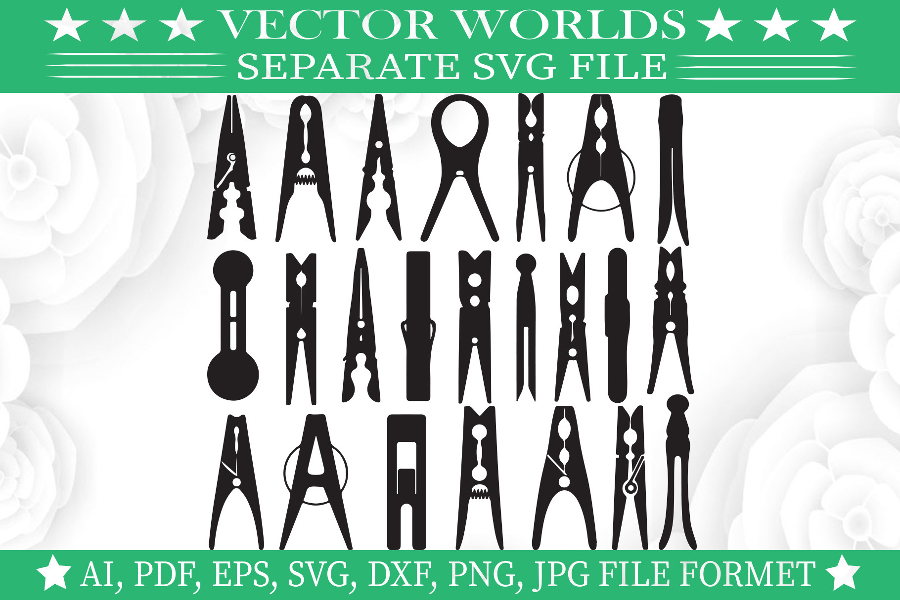 Clothespin Svg, Clothes, Pin Svg, an Object Graphic by VectorWorlds