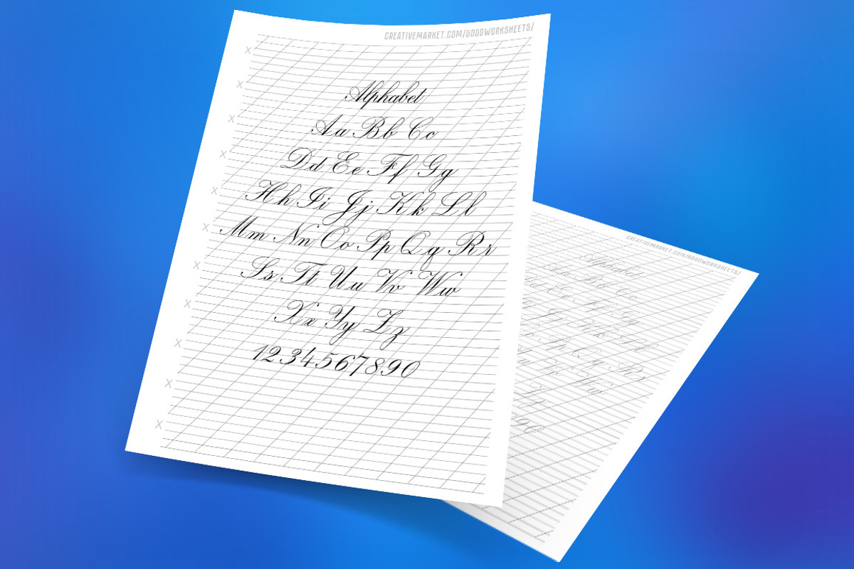 Connecting strokes and writing words, a Stationery Template by Good ...