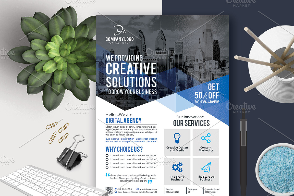 FLYERS, a Flyer Template by Design_Creator