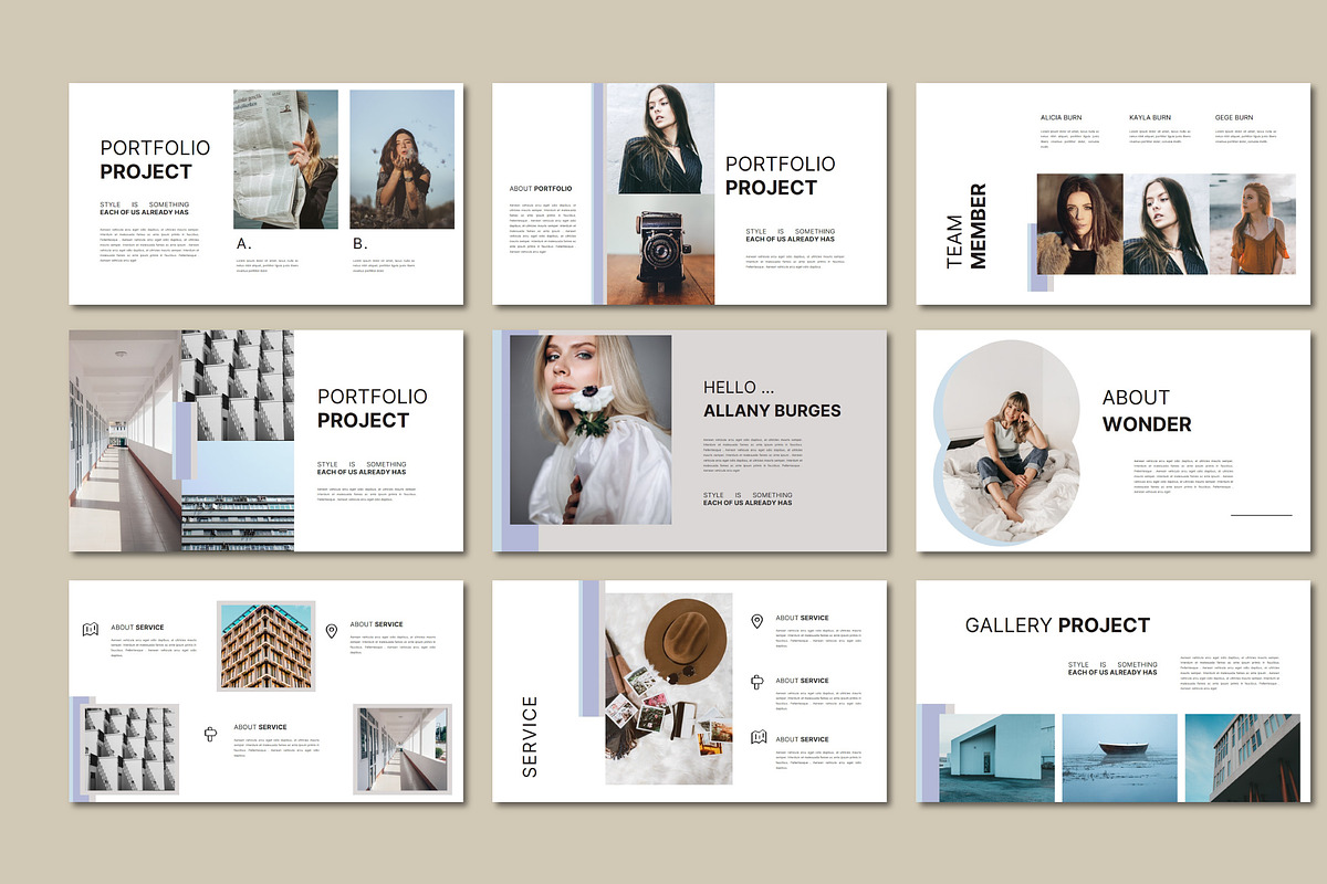 Wonder - Powerpoint, a Presentation Template by lectrathink