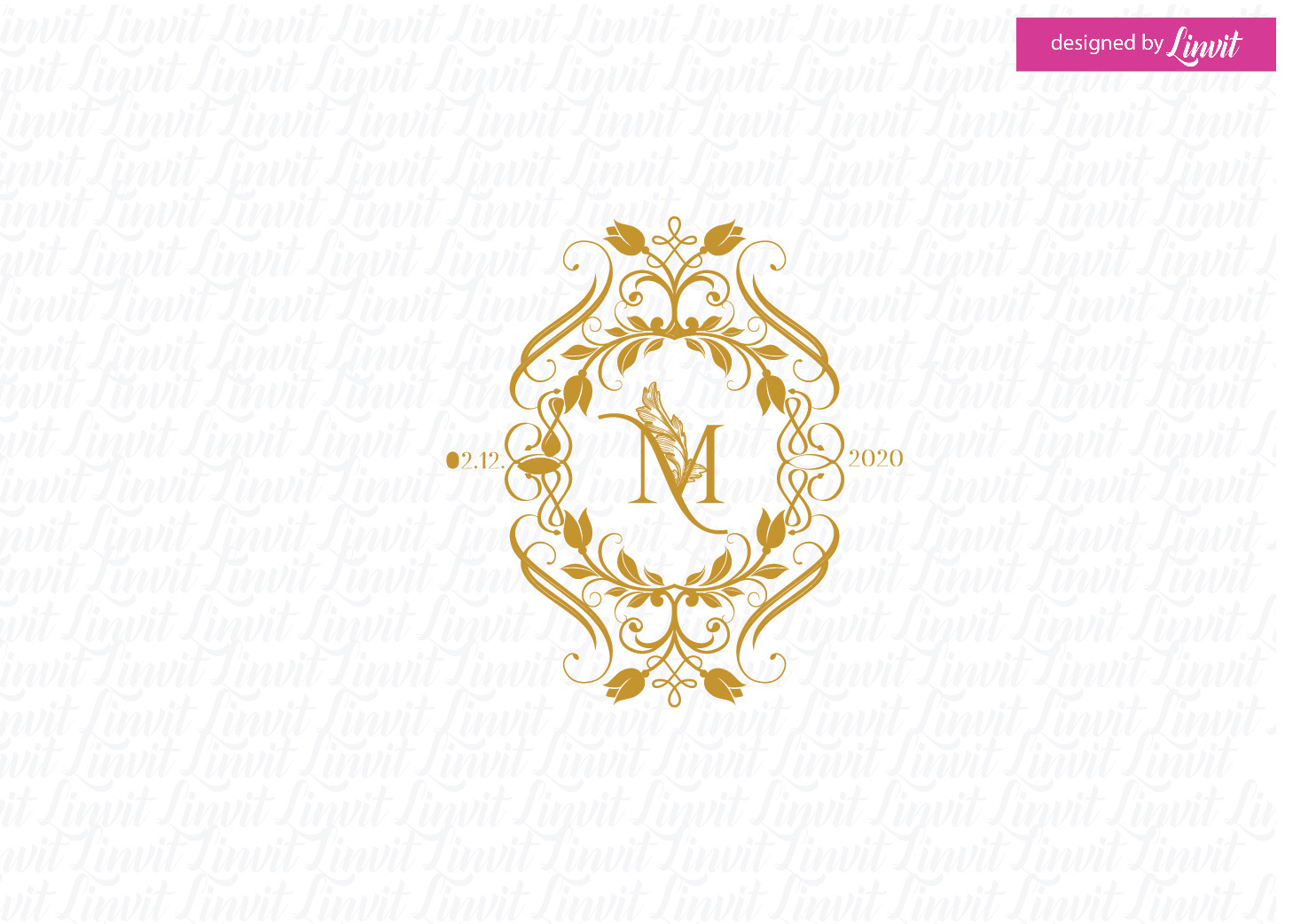 Monogram Svg, Monogram Frame Svg, a Branding & Logo Template by ...
