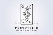 pretty couple ocean fish logo vector, a Branding & Logo Template by Lodzrov
