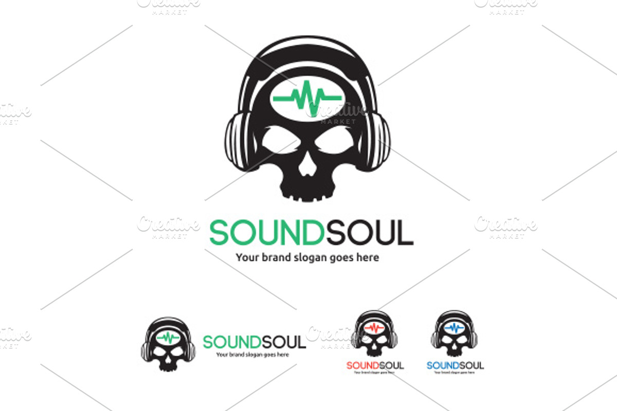 Sound Soul Logo, a Branding & Logo Template by WheelieMonkey