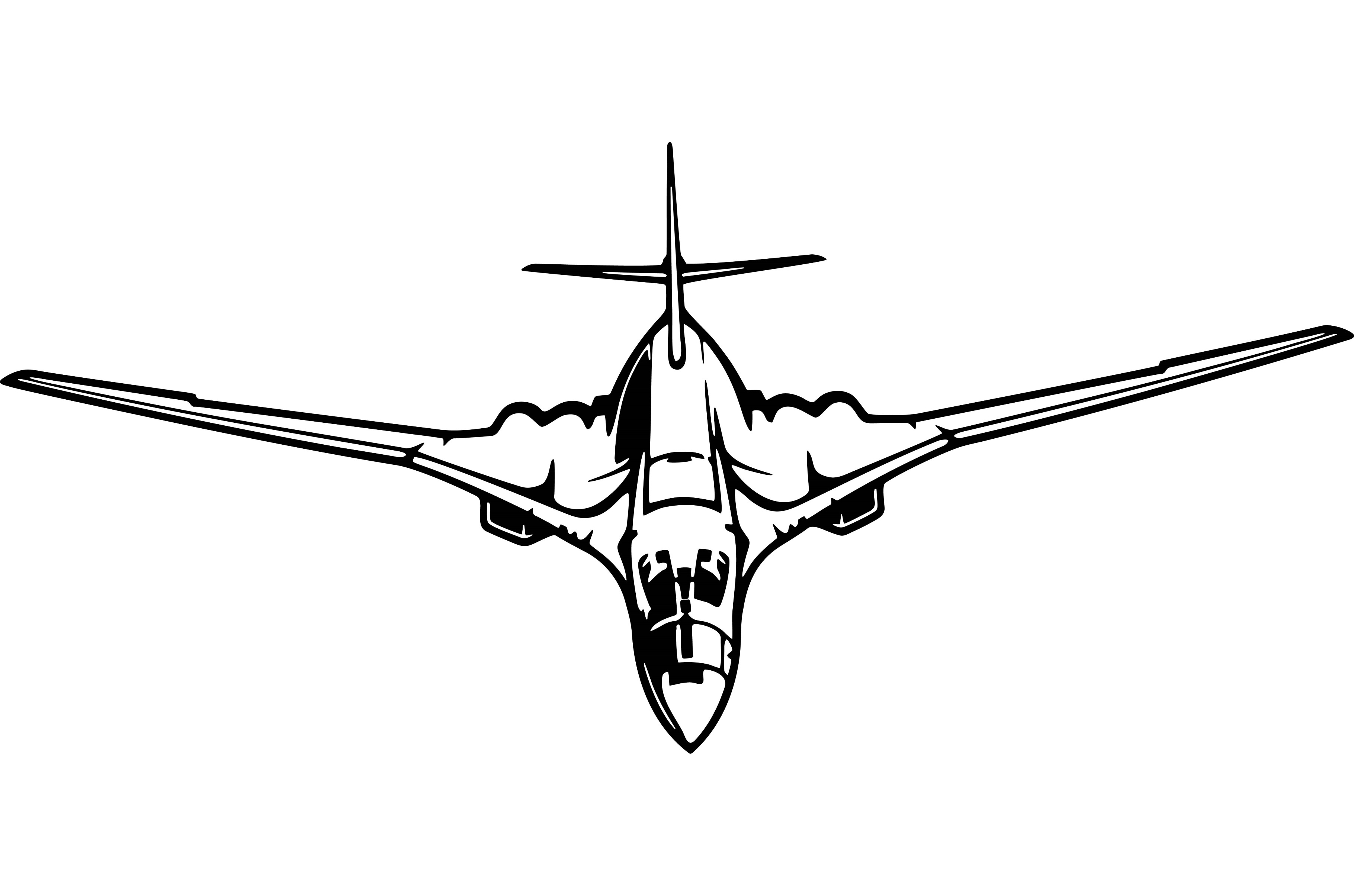 Military Bomber aircraft detailed | Technology Illustrations ~ Creative ...