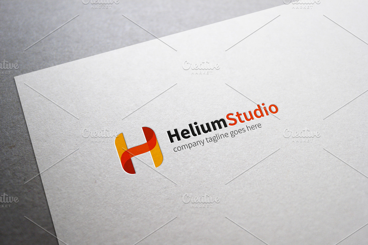 Helium Studio Logo, a Branding & Logo Template by XpertgraphicD
