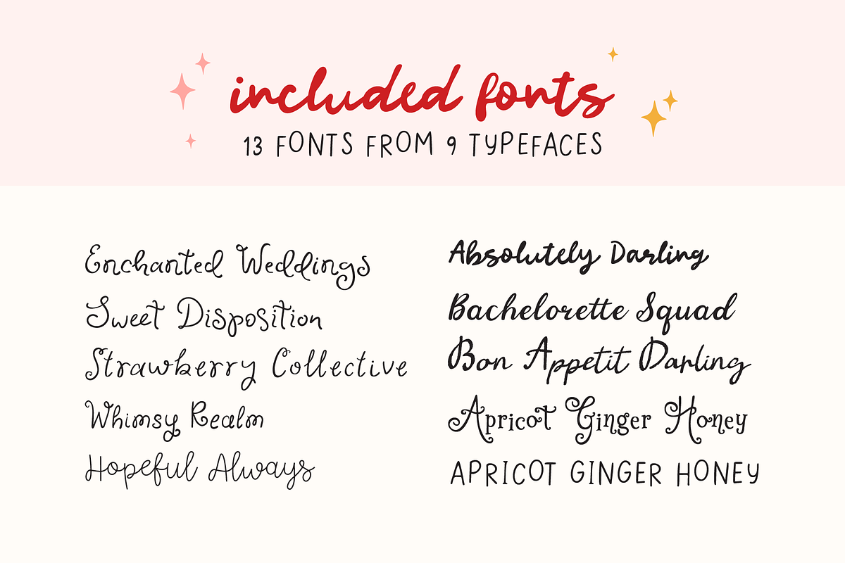Whimsical Handwritten Font Bundle, a Handwritten Font by Kaya Fonts