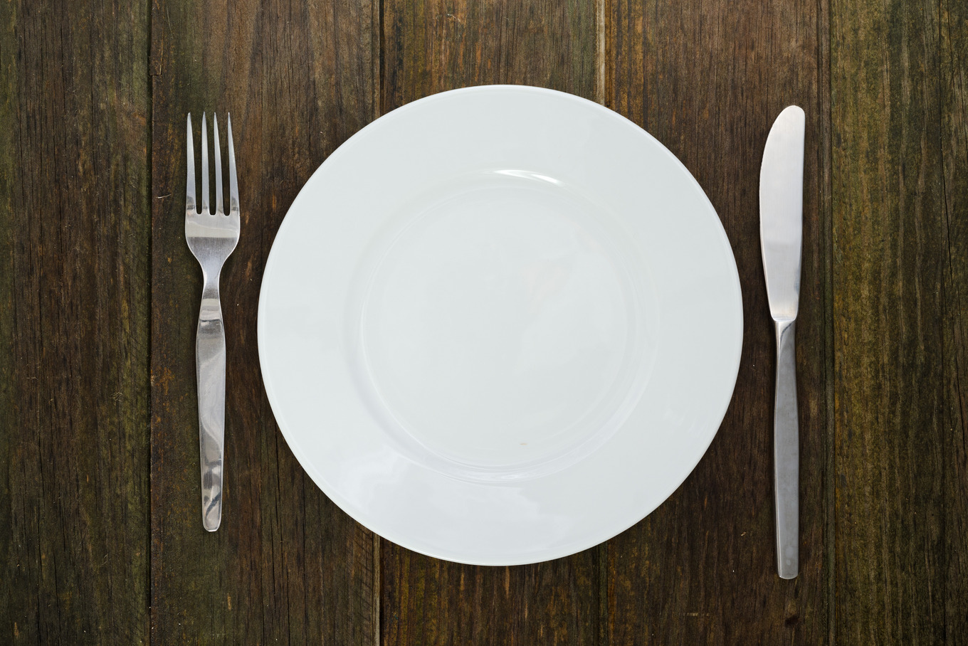 Table setting featuring plate, table, and wood, a Food & Drink Photo by ...