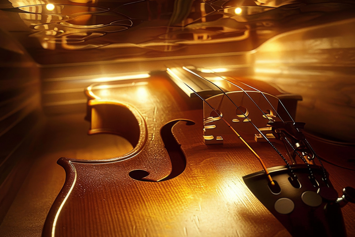 Abstract musical instruments, a Decorative Illustration by Handmadefont ...