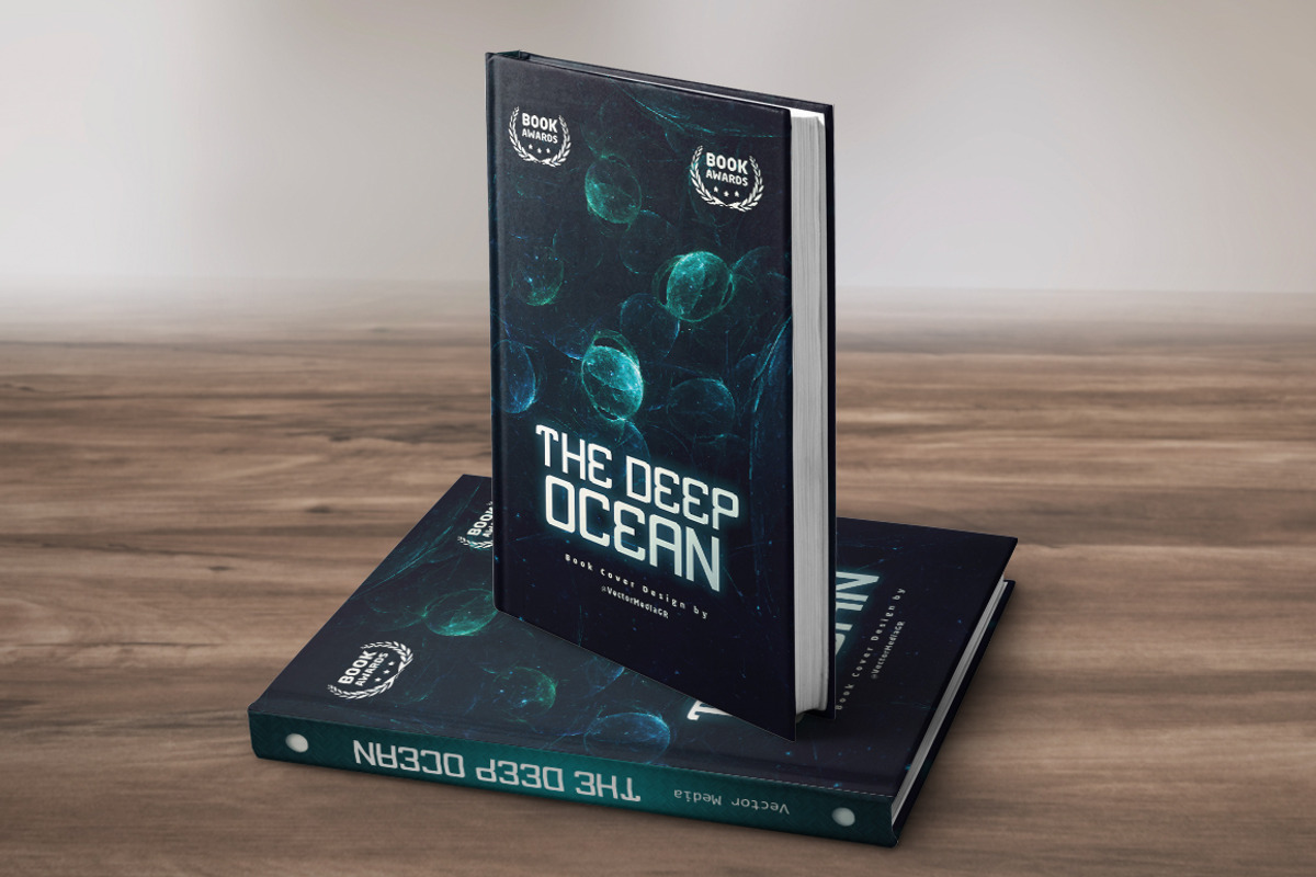 The Deep Ocean - Book Cover Design, a Templates & Theme by VectorMedia
