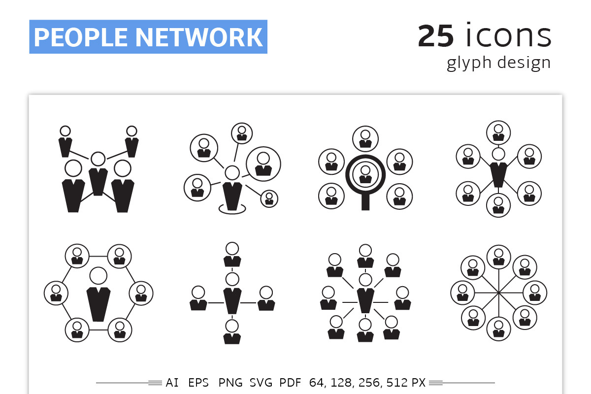 People Network & People Connection, an Icon by Designfour