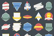Mixed Set of badges vector, a Work Illustration by rawpixel