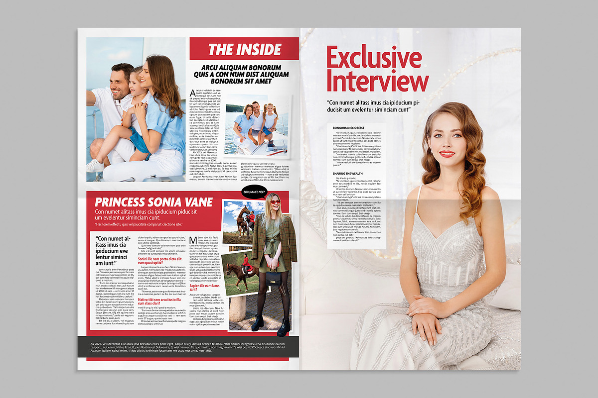 Gossip Magazine Template, a Magazine Template by BrandPacks