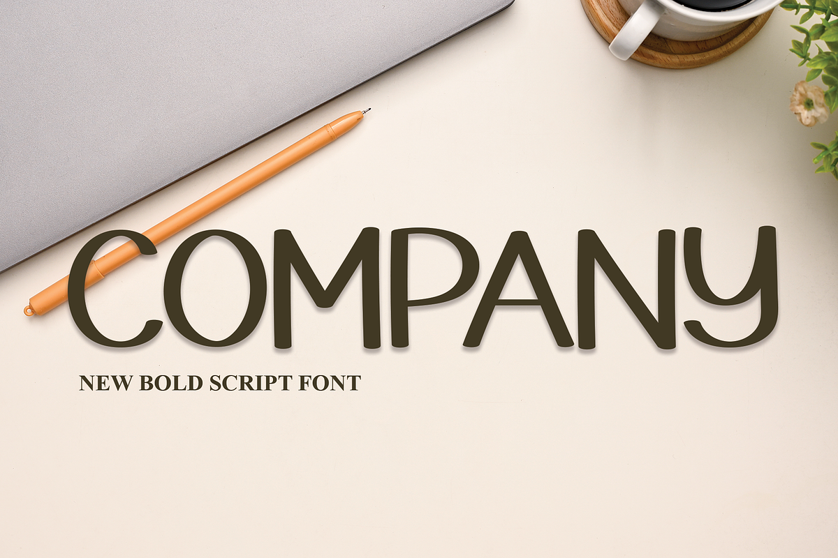Company | Script Font, a Script Font by Scratchones | Creative Market
