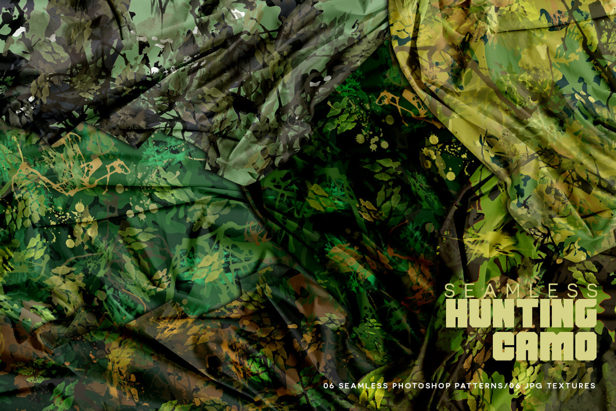 Seamless Hunting Camo, a Pattern Graphic by Digital Art Creations