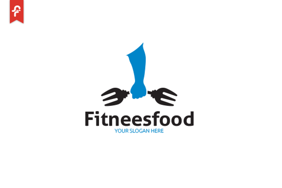 Fitness Food Logo, a Branding & Logo Template by ft.studio