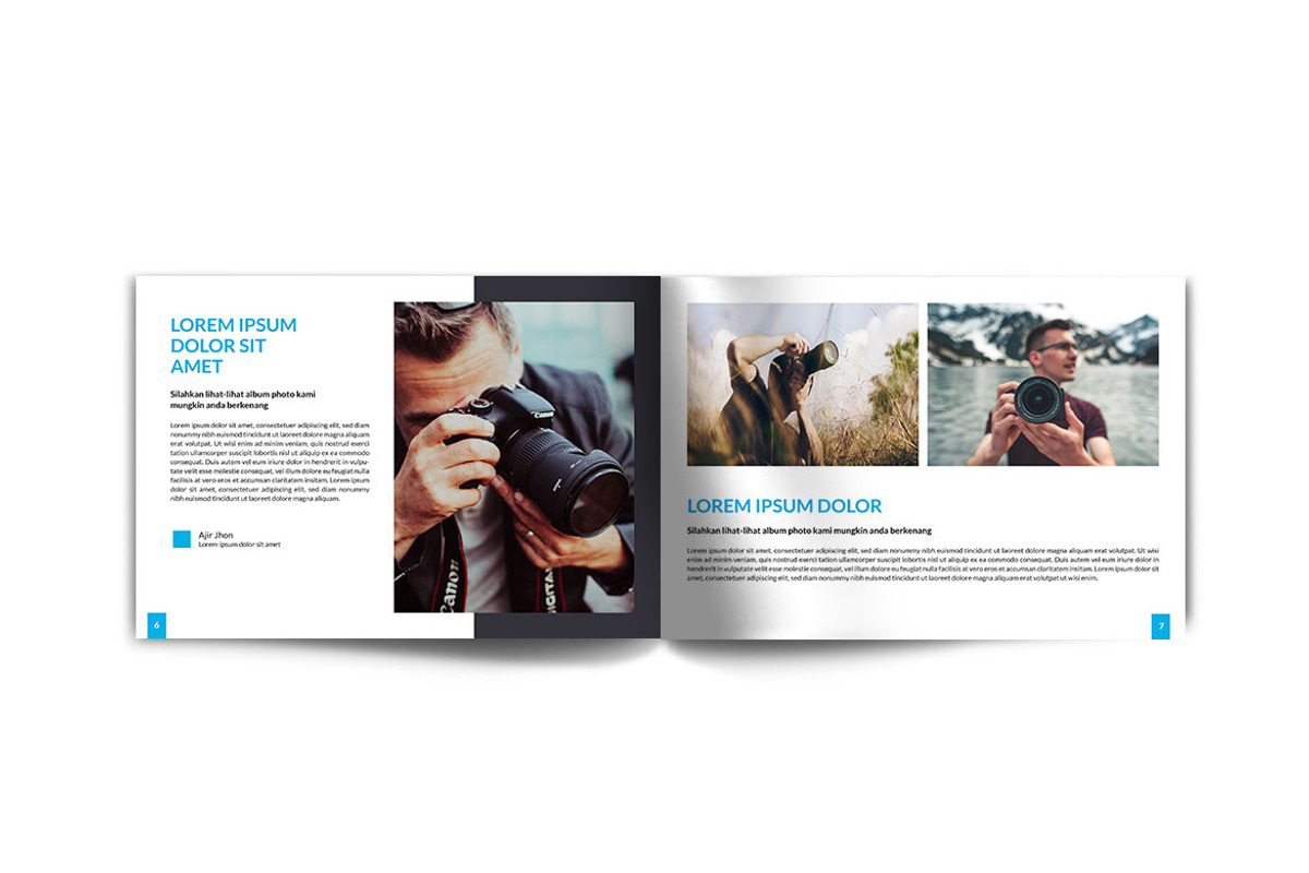 IMAGENIC A4 Landscape Template, a Brochure Template by TypeMakers ...
