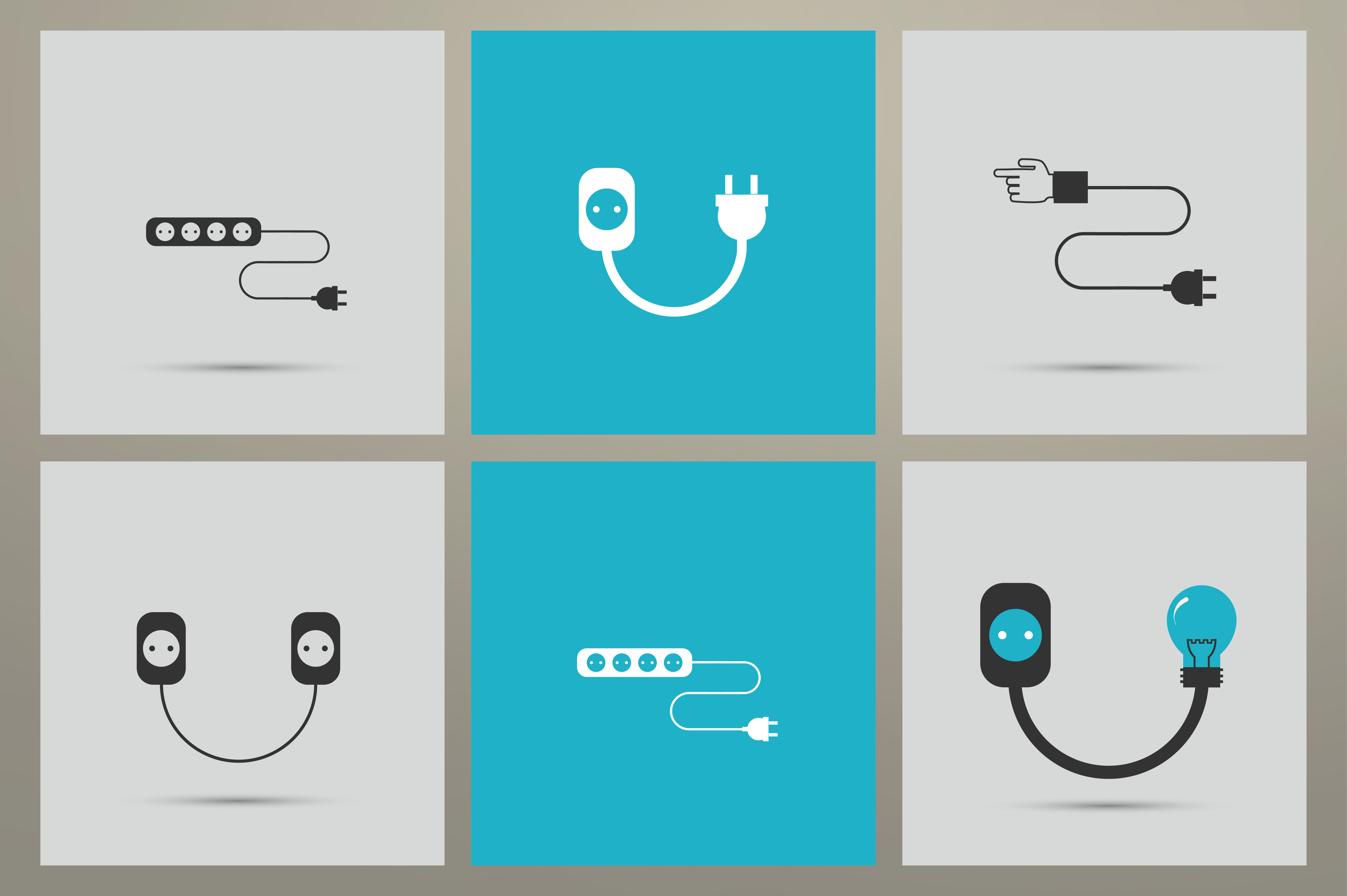 Vector electric set, an Object Graphic by Haisonok