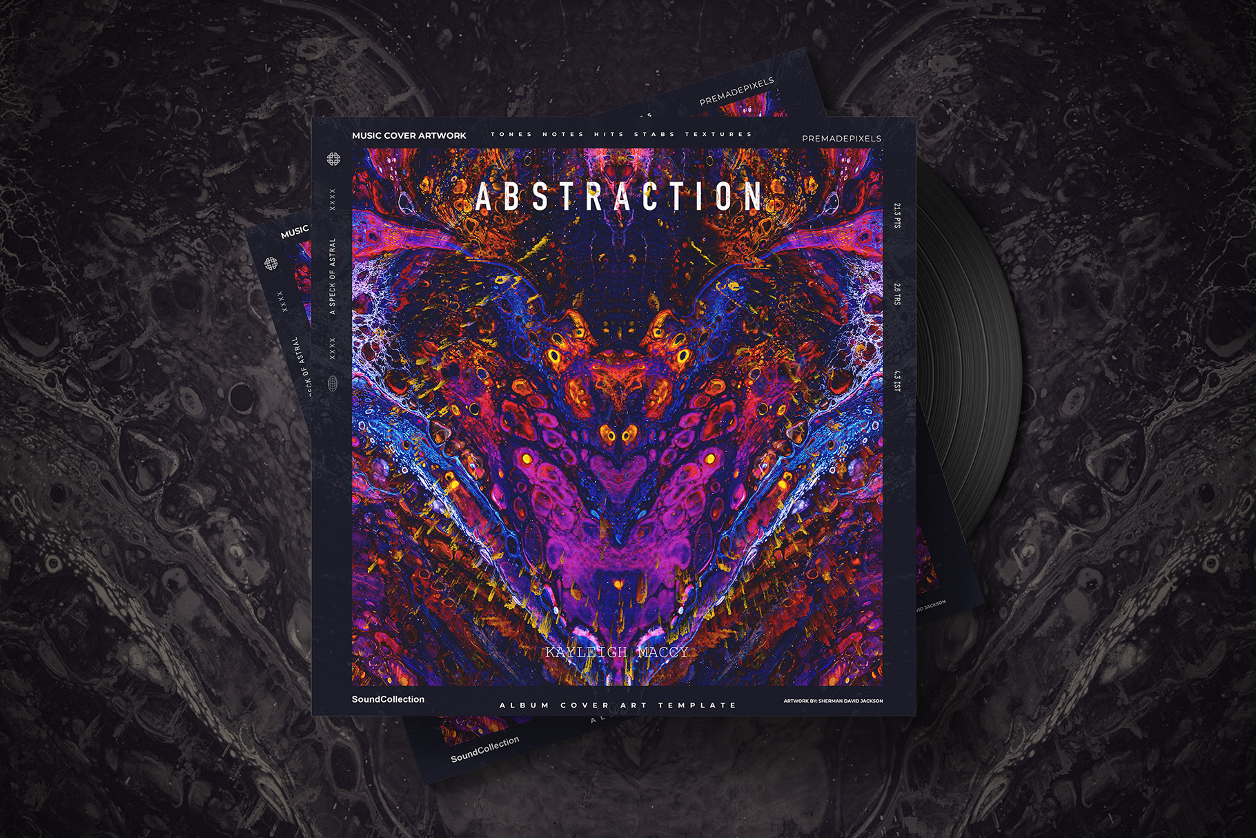 Abstraction Album Cover Art, a Social Media Template by PremadePixels.com