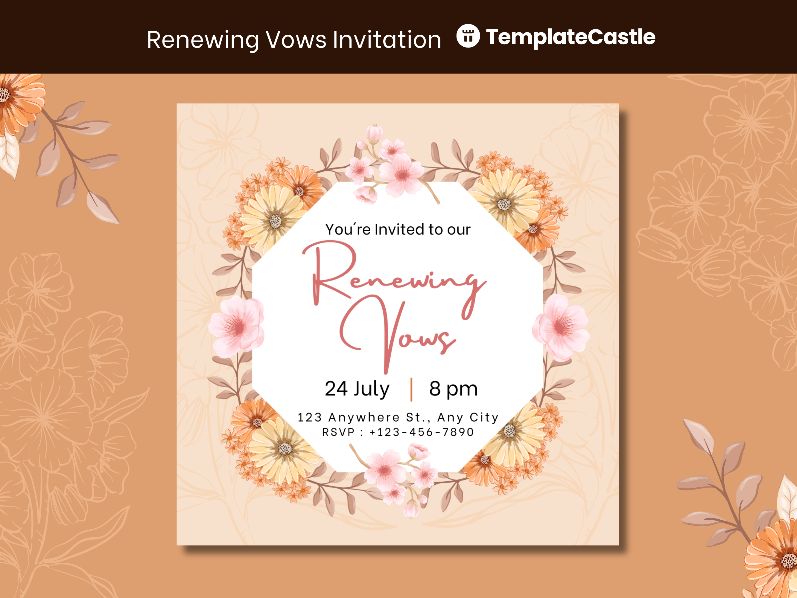 Renewing Vows Invitation Canva