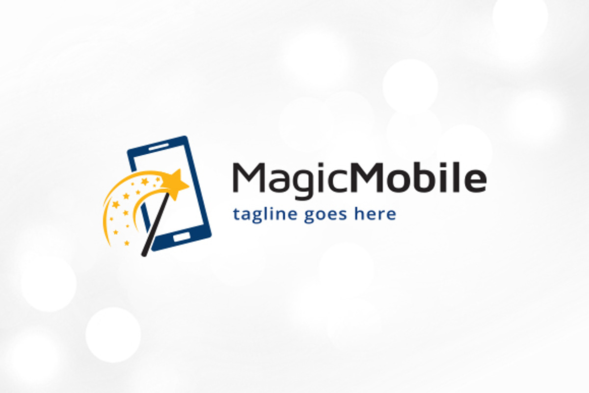 Magic Phone Logo Template Design, a Branding & Logo Template by ...