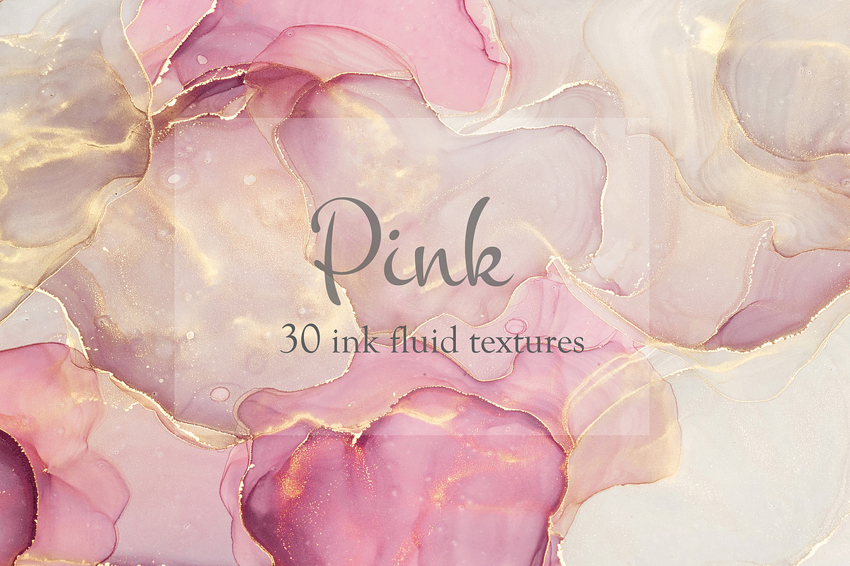 Pink ink fluid textures, a Texture Graphic by Anntuan