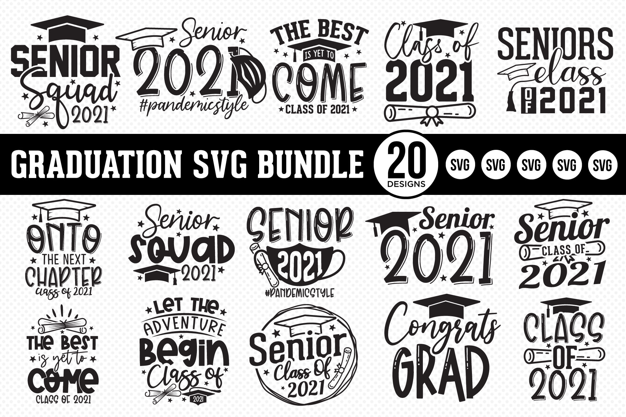 Graduation SVG Design Bundle
