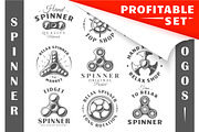 18 Spinner Logos Templates | Branding & Logo Templates ~ Creative Market