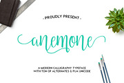 Anemone, a Script Font by Republik Kreatif