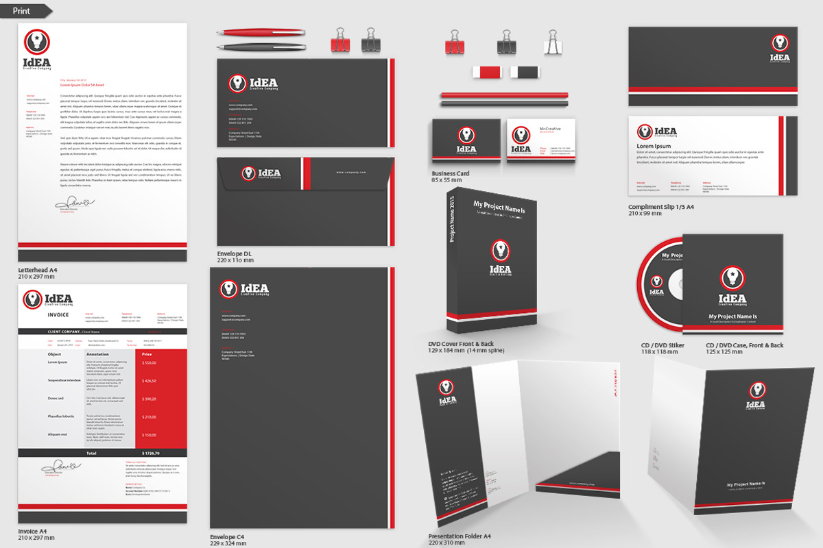 Creative Company Corporate Identity, a Stationery Template by Kreasi ...