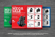 Mega Sale Flyer, a Flyer Template by PSDPixel
