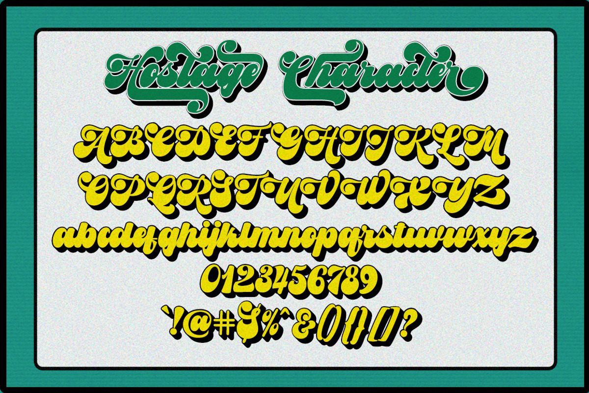 Hostage -Retro Font (New Update)