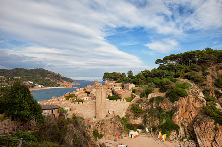 Tossa de mar medieval town in spain featuring tossa de mar, tossa, and ...