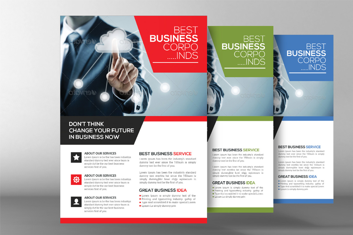 Job Agency Flyer Template, a Flyer Template by graphicforest