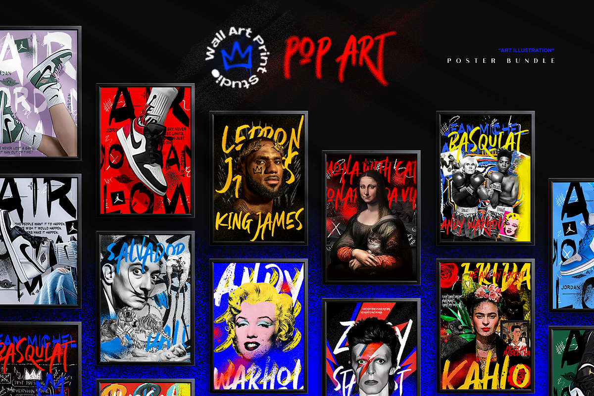 Wall Art Print, Poster Bundle, Artwork