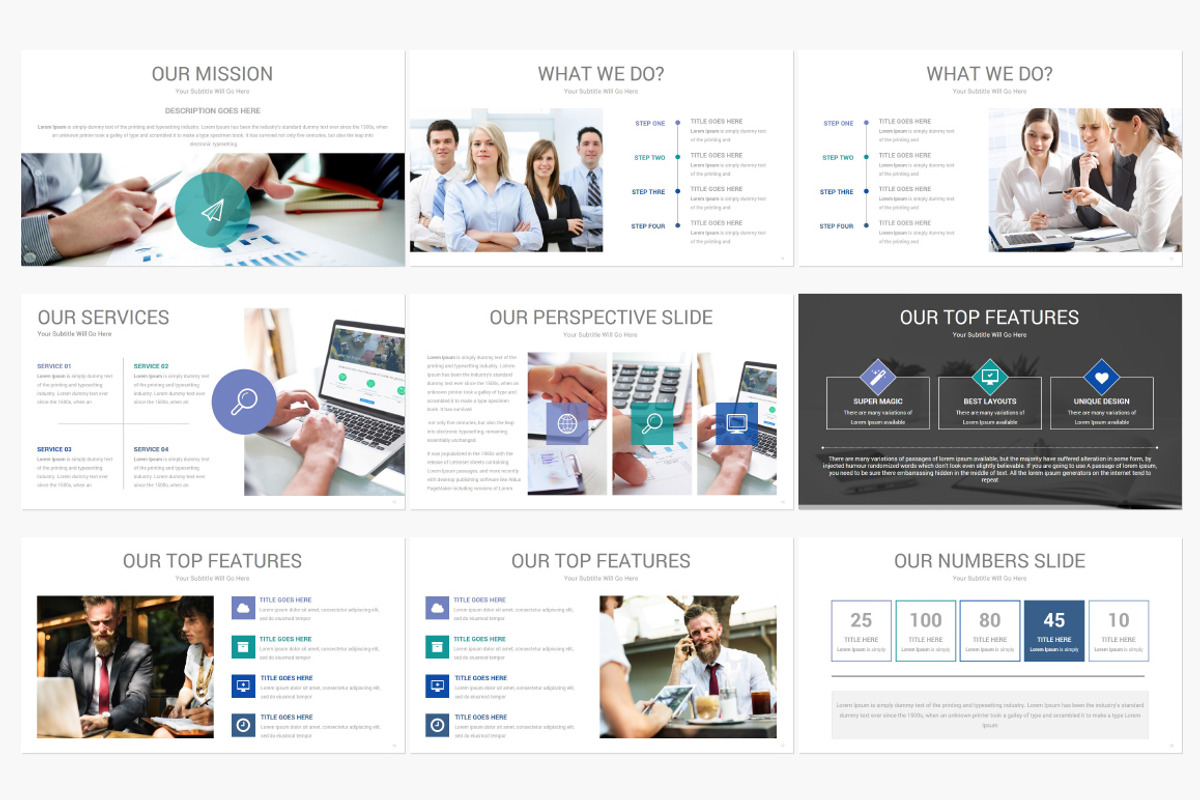 2 In 1 - Solutions PowerPoint Bundle, a Presentation Template by SlideArt