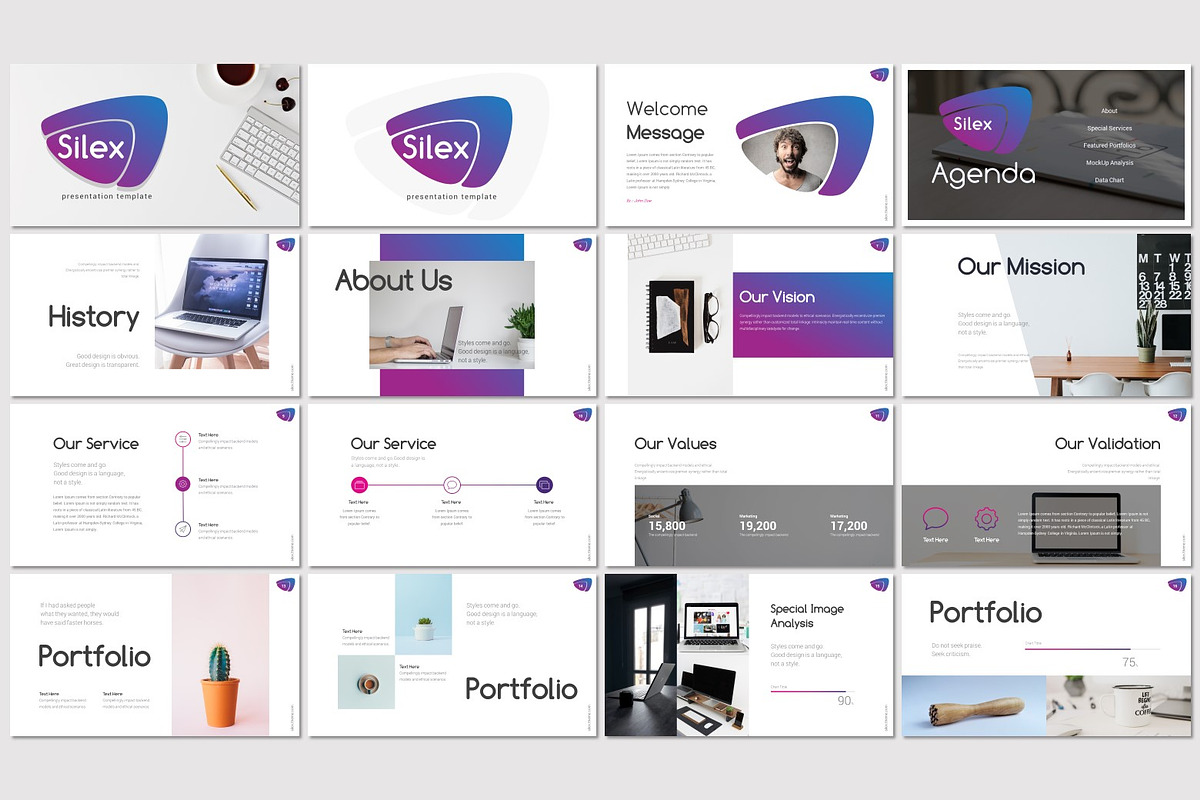 Silex - Powerpoint Template, a Presentation Template by inspirasign