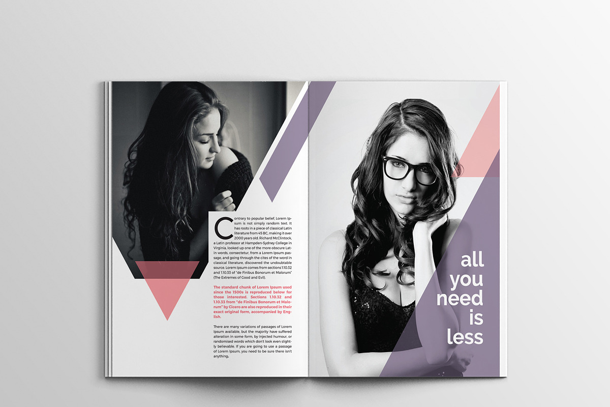 PRETTY Fashion Magazine Template, a Magazine Template by MRI STUDIO