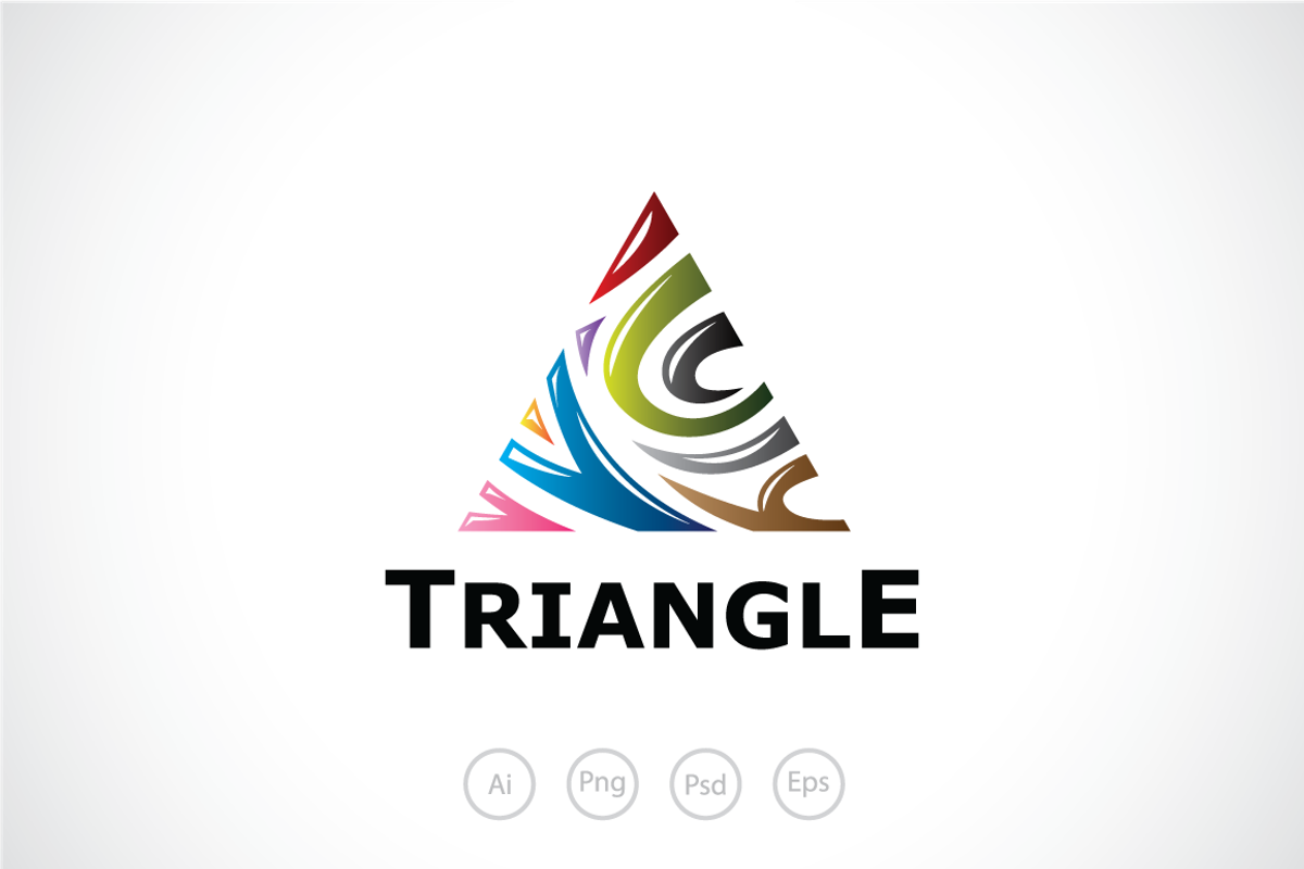 Rainbow Triangle Logo Template, a Branding & Logo Template by Heavtryq ...