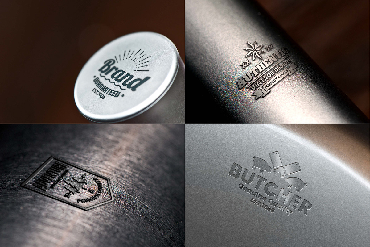 1200 Vintage Badge & Objects, a Branding & Logo Template by Toonsteb