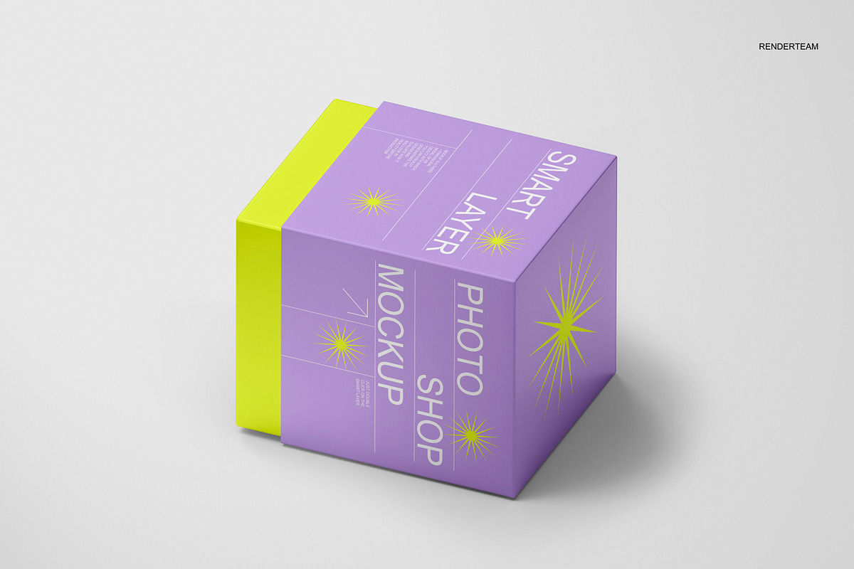 Paper Box Mockup Set (3 PSD)