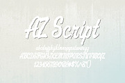 AZ Script, a Script Font by Artistofdesign