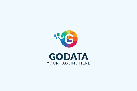 Godata Logo, a Branding & Logo Template by Birka Studio