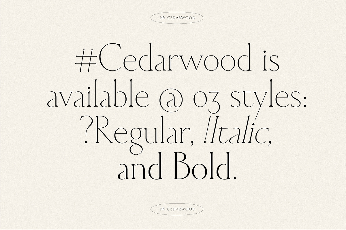 Cedarwood - Classy Serif, a Serif Font by Harmonais Visual