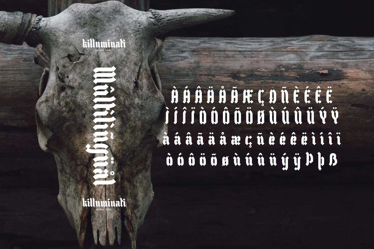 Killuminati - Gothic Type | Creative Market