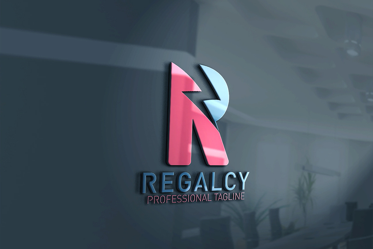 Lightning Letter R Logo, a Branding & Logo Template by essegraphic