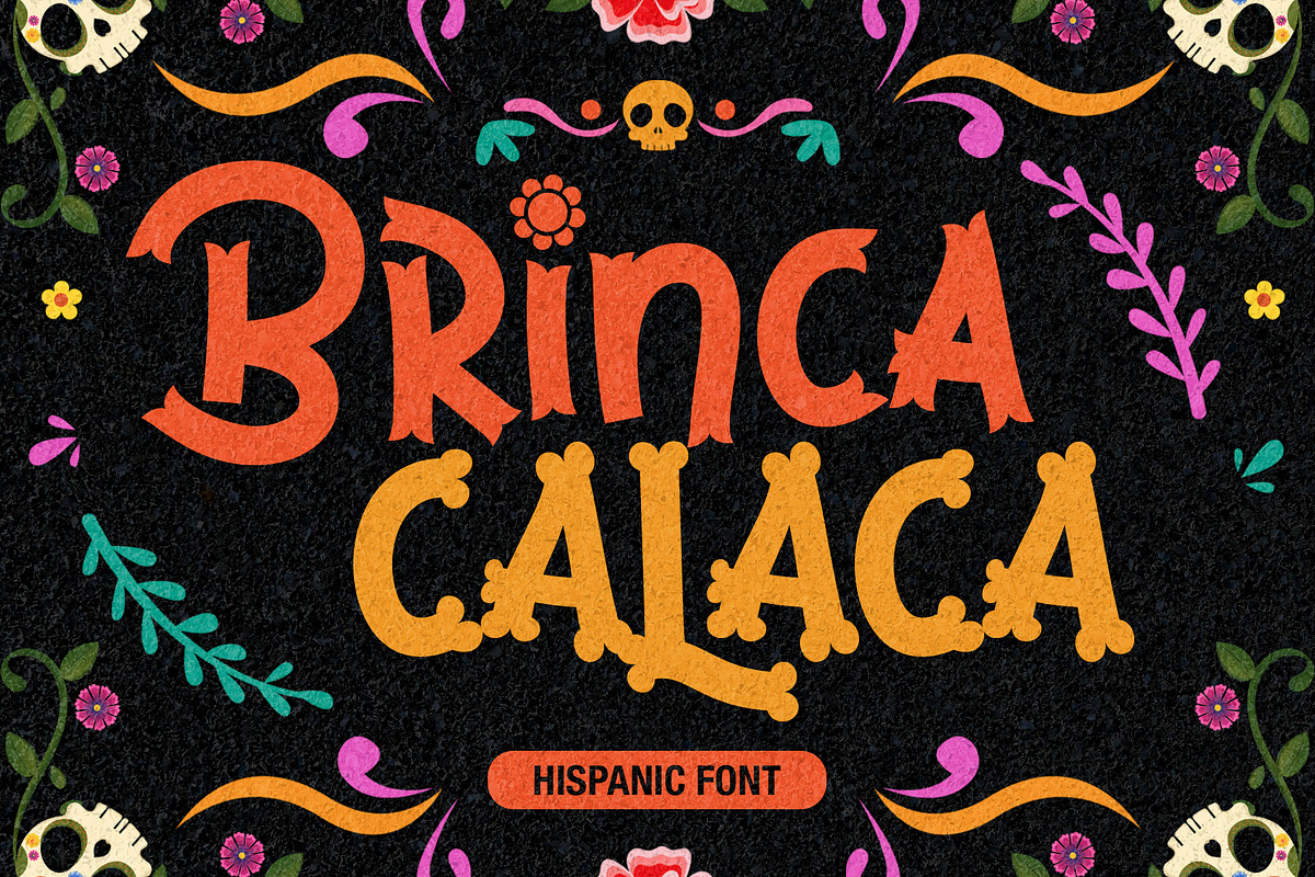 Brinca Calaca - Mexican Display Font