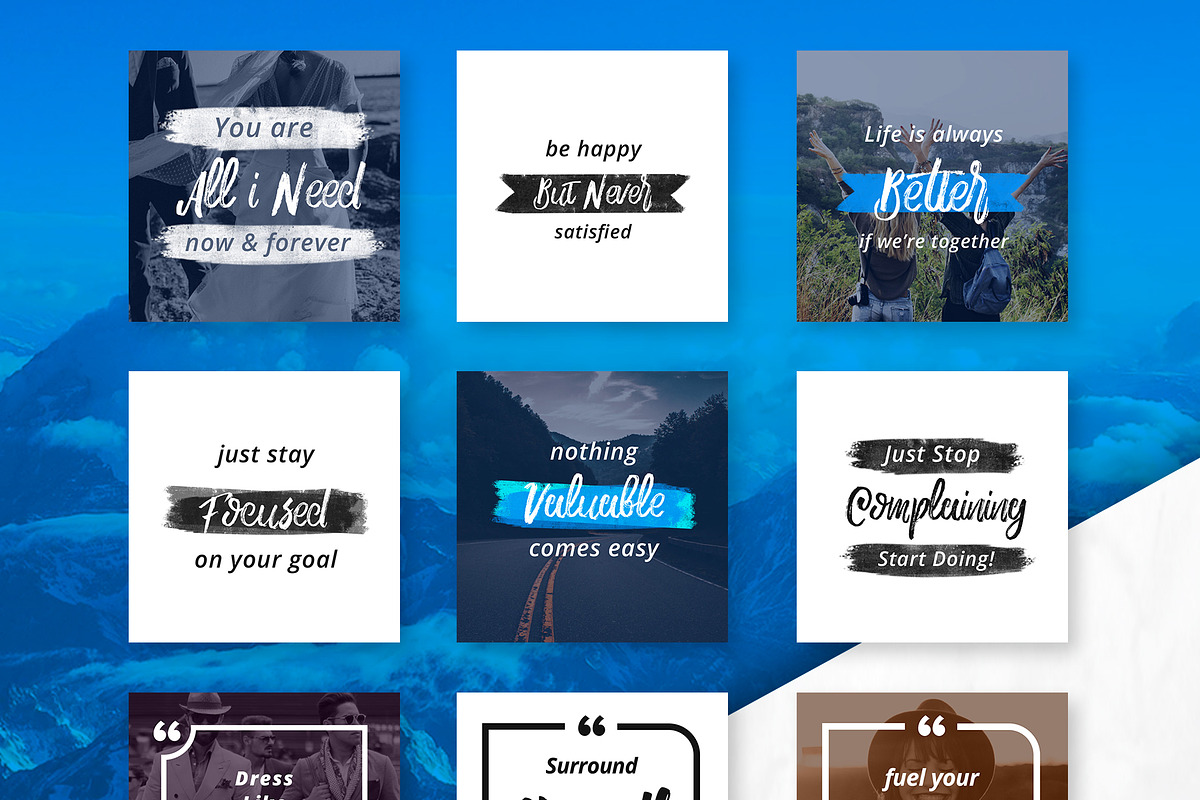 ANIMATED - Quote Templates Vol.1, a Social Media Template by Brandspark