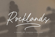 Rocklands Monoline Handwritten Font | Creative Market