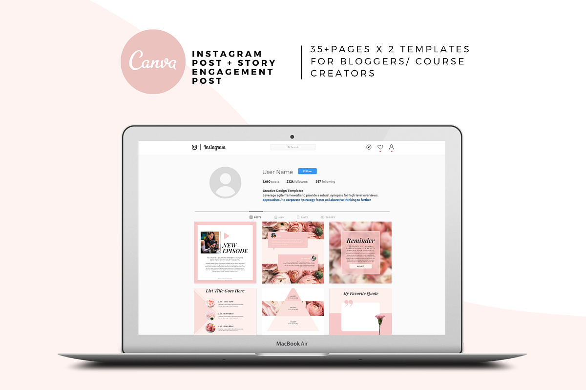 Boss Lady ,Instagram Post Templates