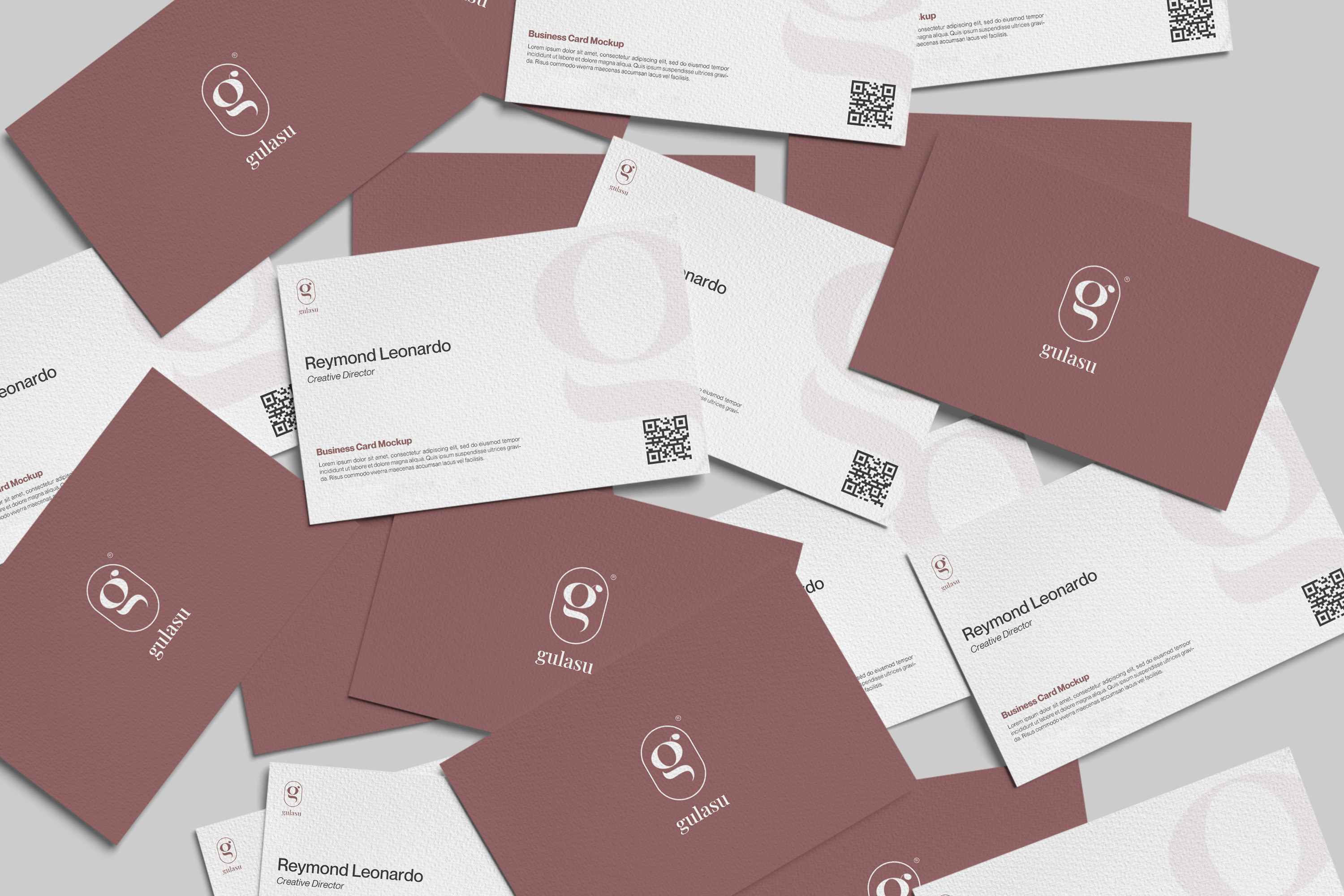 Random Business Card Mockup